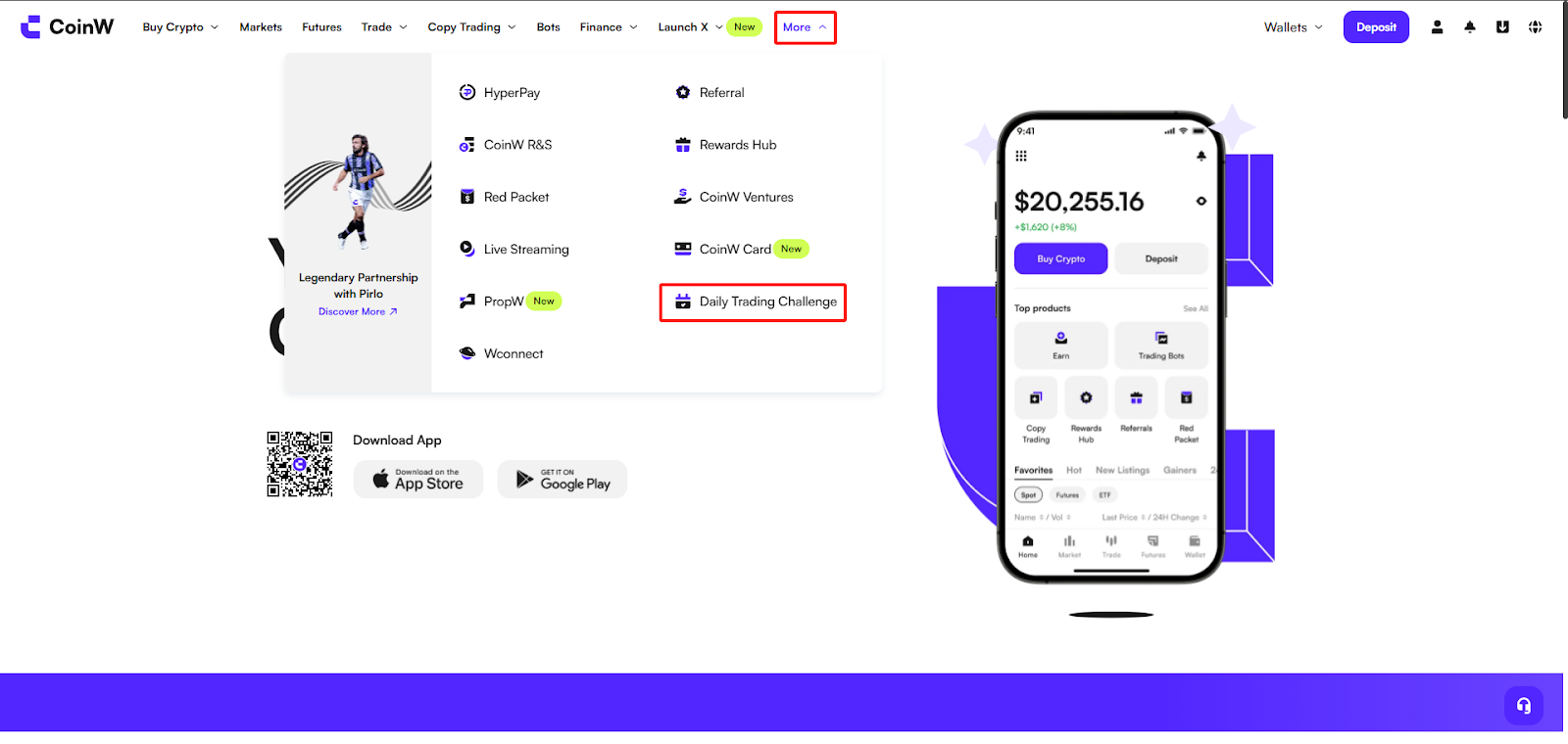 Operational Procedures on How to Participate in the Daily Challenge – CoinW